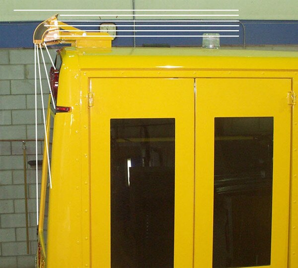 AF2 See II Rear Air Foil for International Buses | Bus Parts Warehouse