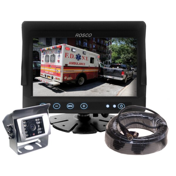 STSK7433 Rosco Backup Camera System with 7in Color Backup Monitor | Bus ...