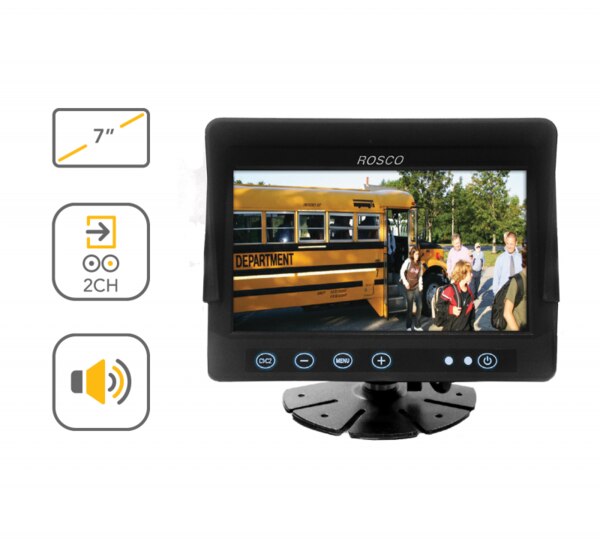 STSM251 Rosco Backup Monitor with High-Resolution Full-Color Display ...